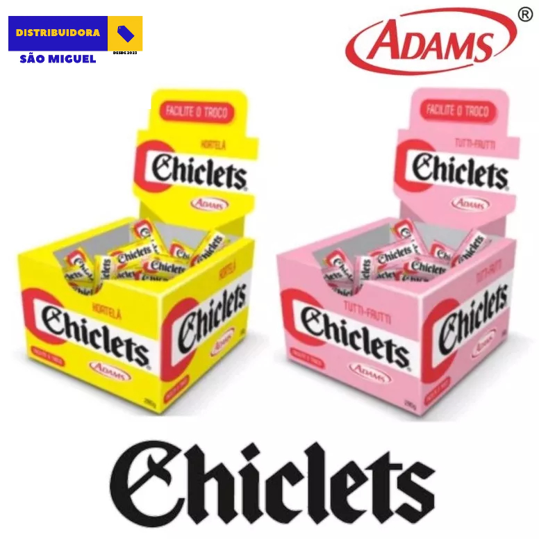 Chiclete Chiclets Sabores C/100un - Adams | Shopee Brasil