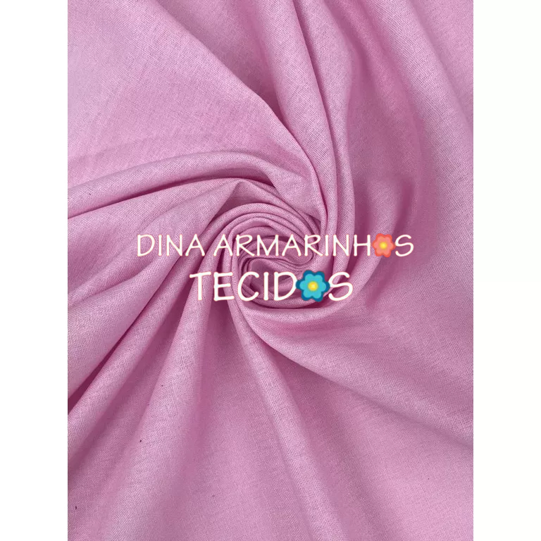 Tecido Linho Liso Misto Rosa 1,40mt de largura | Shopee Brasil