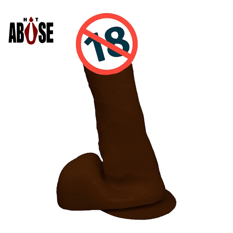 Penis De Borracha Ventosa Negro 17 5cm 4 5cm Pinto Rola Grande Sex Shop