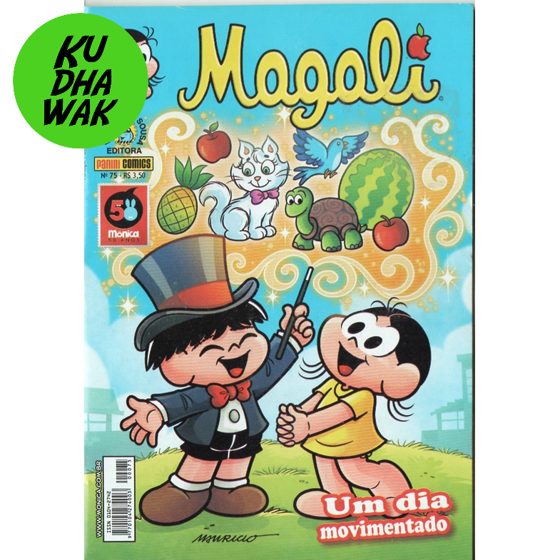 Gibi Magali nº 75 - 1º Série - Editora Panini - Revista - Turma da ...