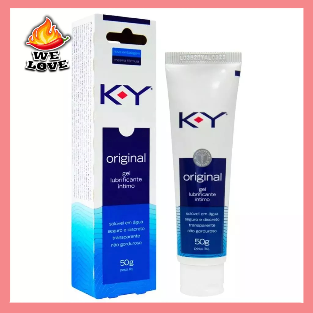 Ky Gel Lubrificante Intimo a Base Agua 50g k-y | Shopee Brasil