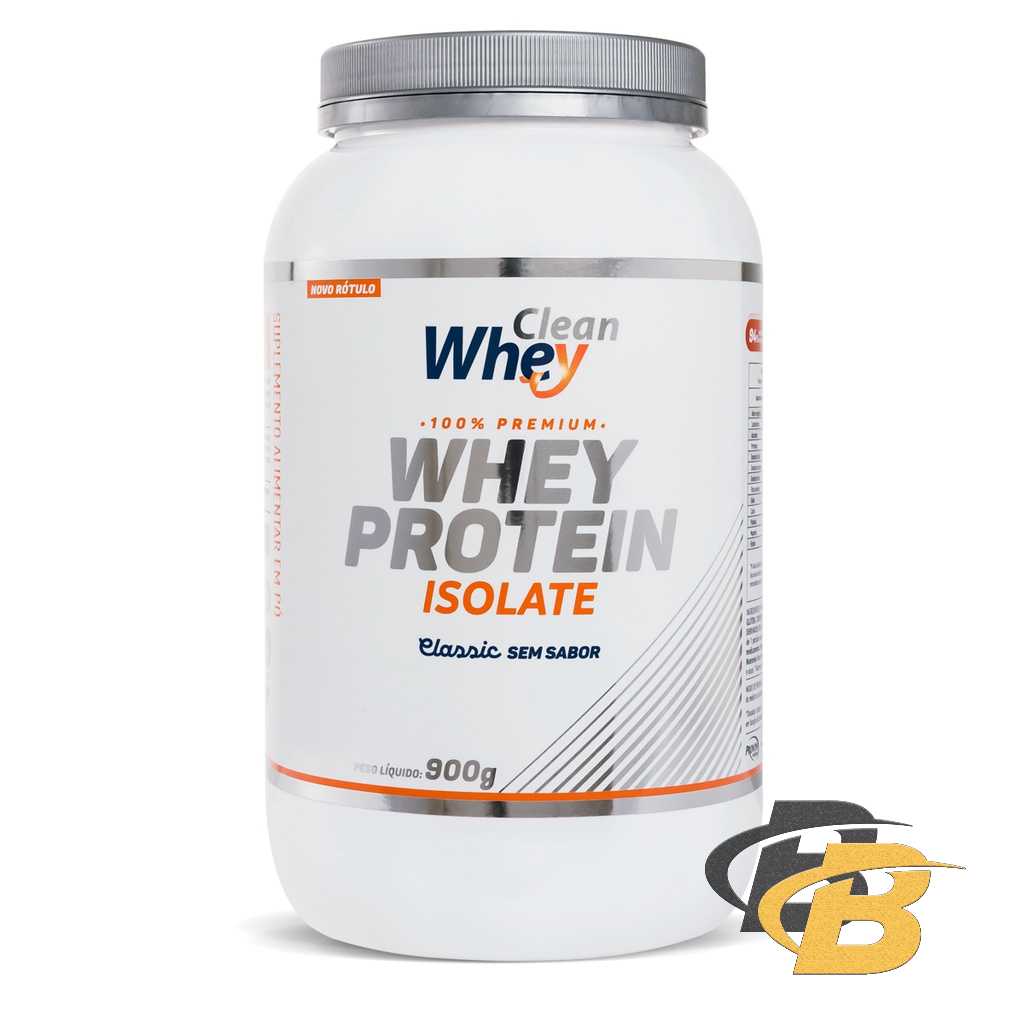 Whey Protein Isolado - 900g - Clean Whey Classic | Shopee Brasil