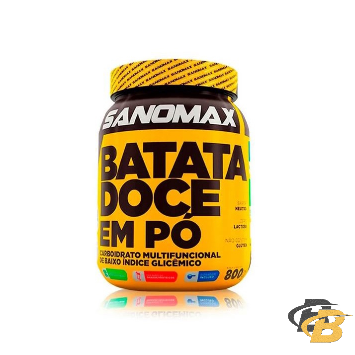Batata Doce Em Pó - 800g - Baixo Índice Glicêmico - Sanomax | Shopee Brasil