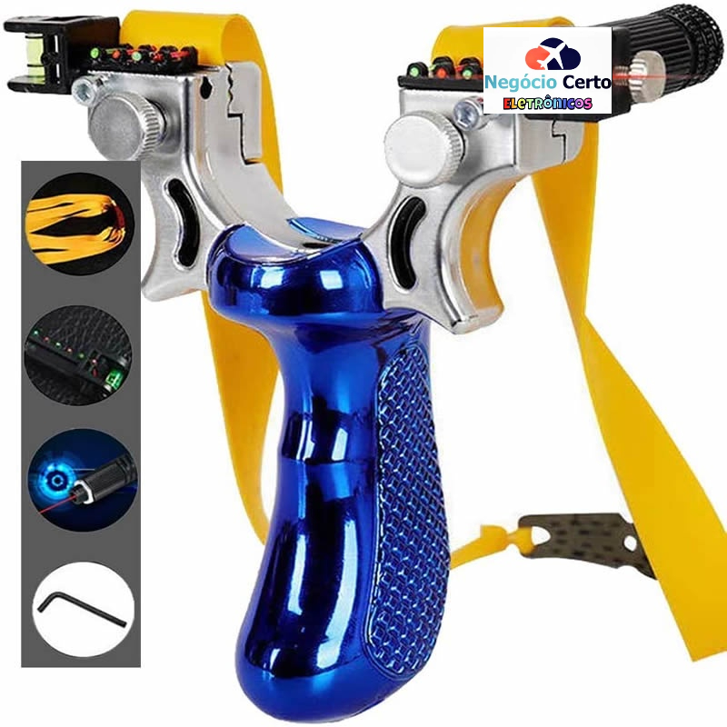 Estilingue Profissional com Mira Laser e Nível :: Baterias Inclusas ...