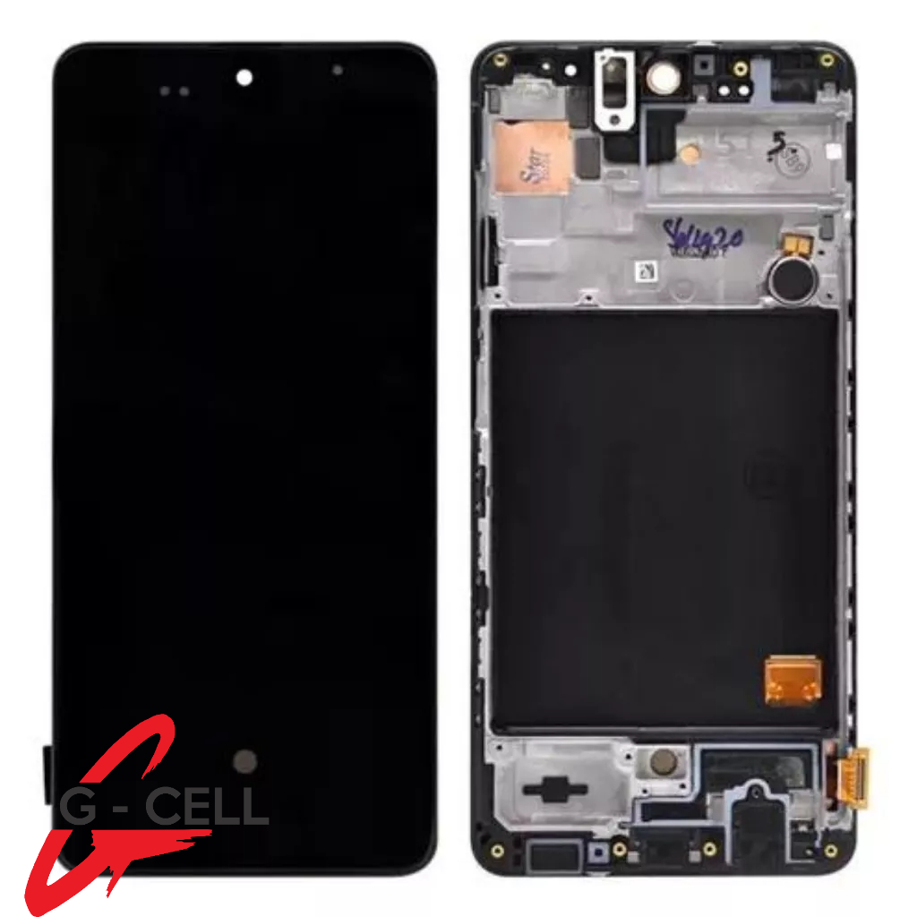 Display Tela Frontal Touch Completo Galaxy A51 A515 Oled Com Aro ... Display Tela Frontal Touch Completo Galaxy A51 A515 Oled Com Aro ...