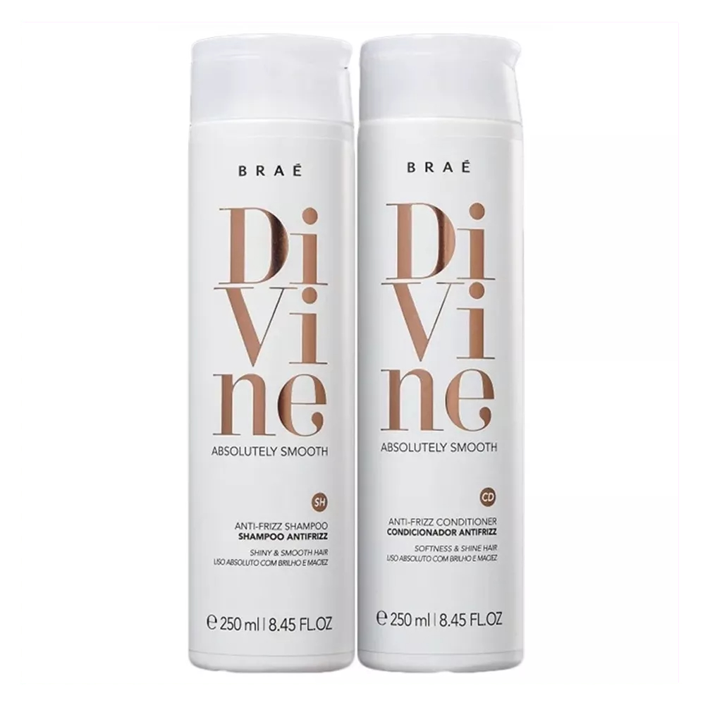Braé Divine Shampoo 250ml + Condicionador 250ml Antifrizz (CABELOS MAIS ...