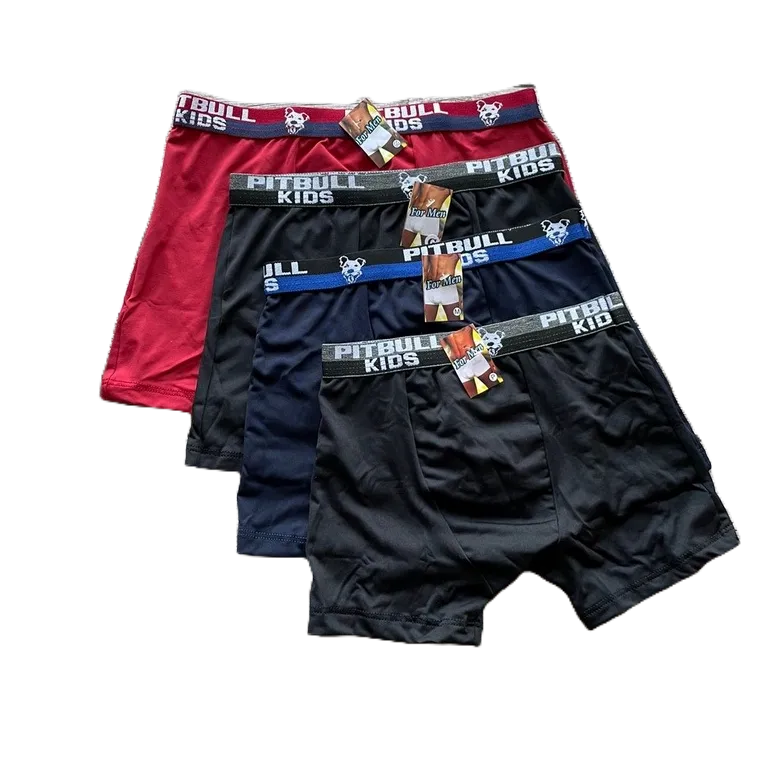 Cueca Box Boxer Infantil Juvenil Menino Dia A Dia Confortável Lisa ...