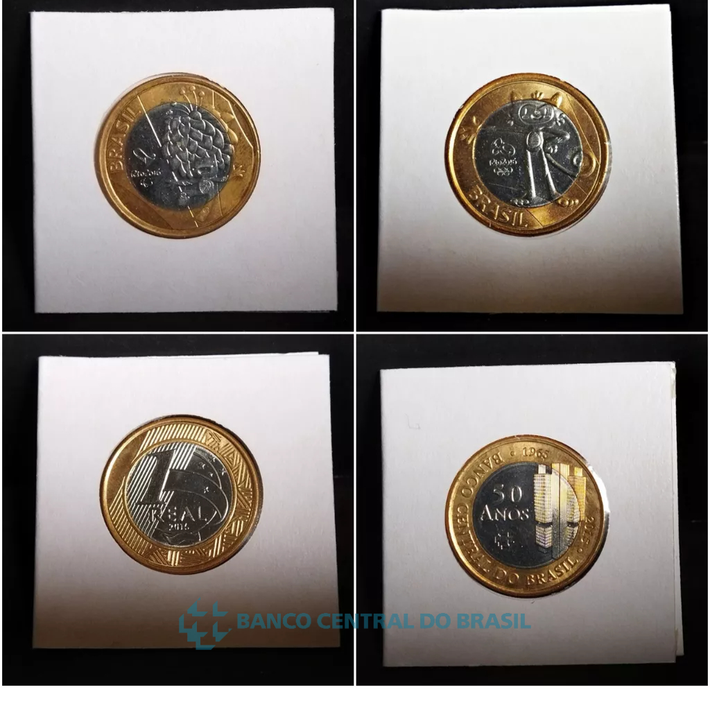 Moeda Comemorativa Mascote, 50 Anos Banco Central Mbc/Fc | Shopee Brasil