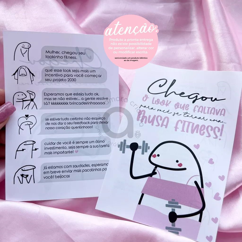 25 Panfletos flork Look fitness 002 | Shopee Brasil