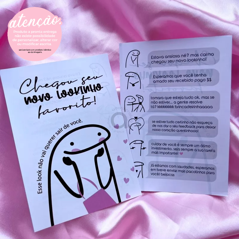 25 Panfletos flork | Look favorito 001 | Meme Flork | Shopee Brasil