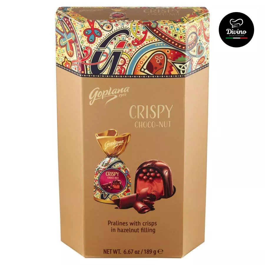 Chocolate Goplana Bombons Crispy Choco Nut 189g | Shopee Brasil