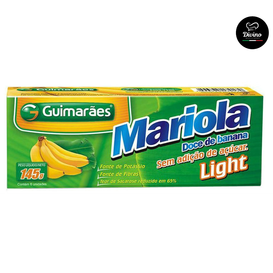 Mariola Doce de Banana Zero Açúcar Light Guimarães 145g | Shopee Brasil