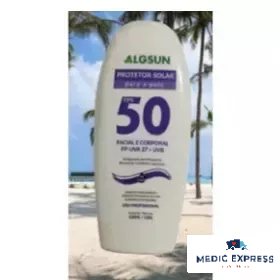 PROTETOR SOLAR ALG SUN FACE & CORPO FPS 50 120ML | Shopee Brasil
