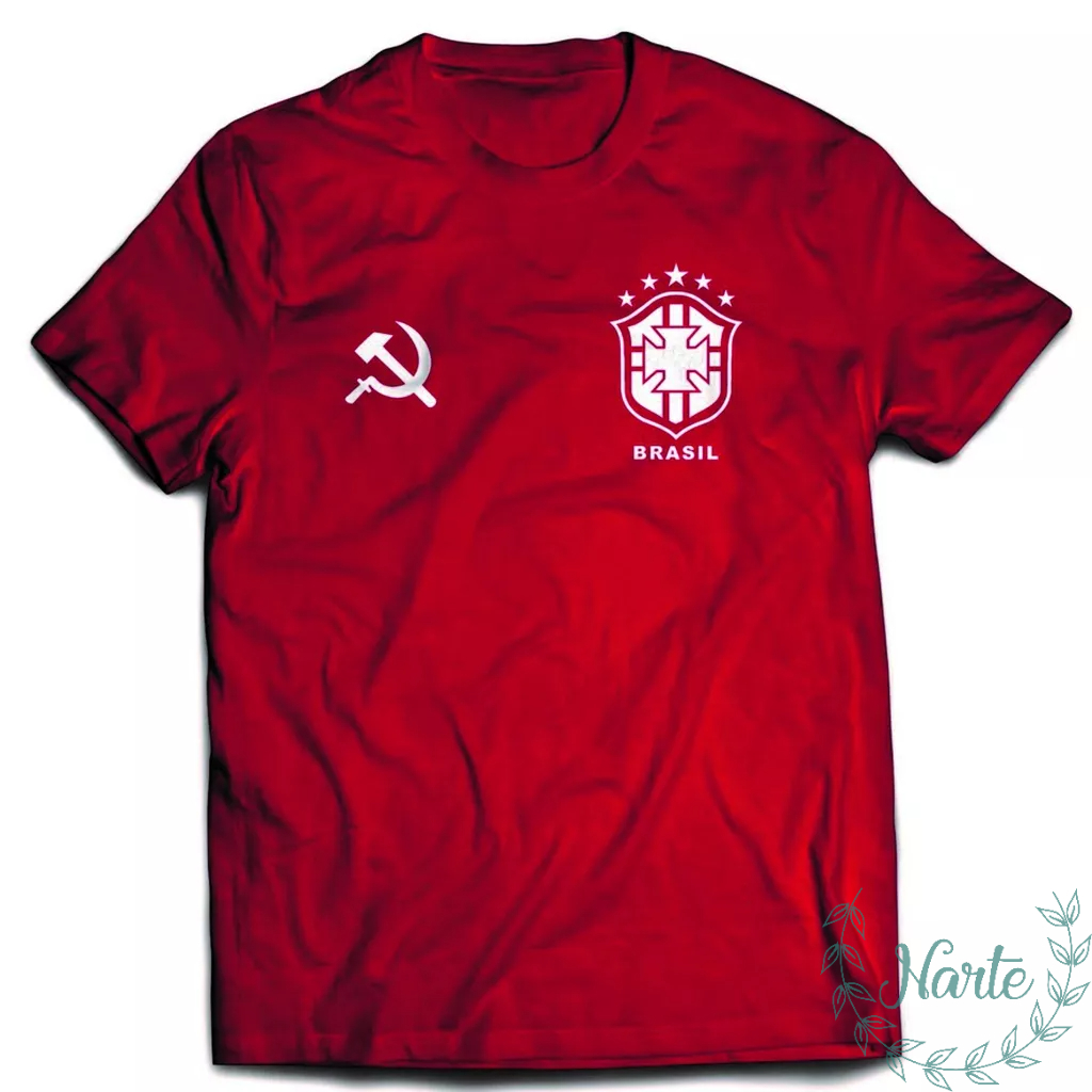 Camiseta Brasil || Humor Comunista Comunismo Esquerda Seleção ...