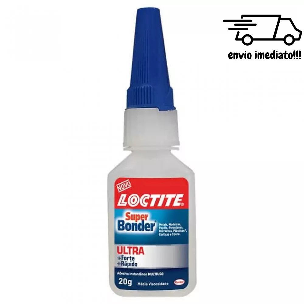 Cola instantanea super bonder Loctite 20g Ultra | Shopee Brasil