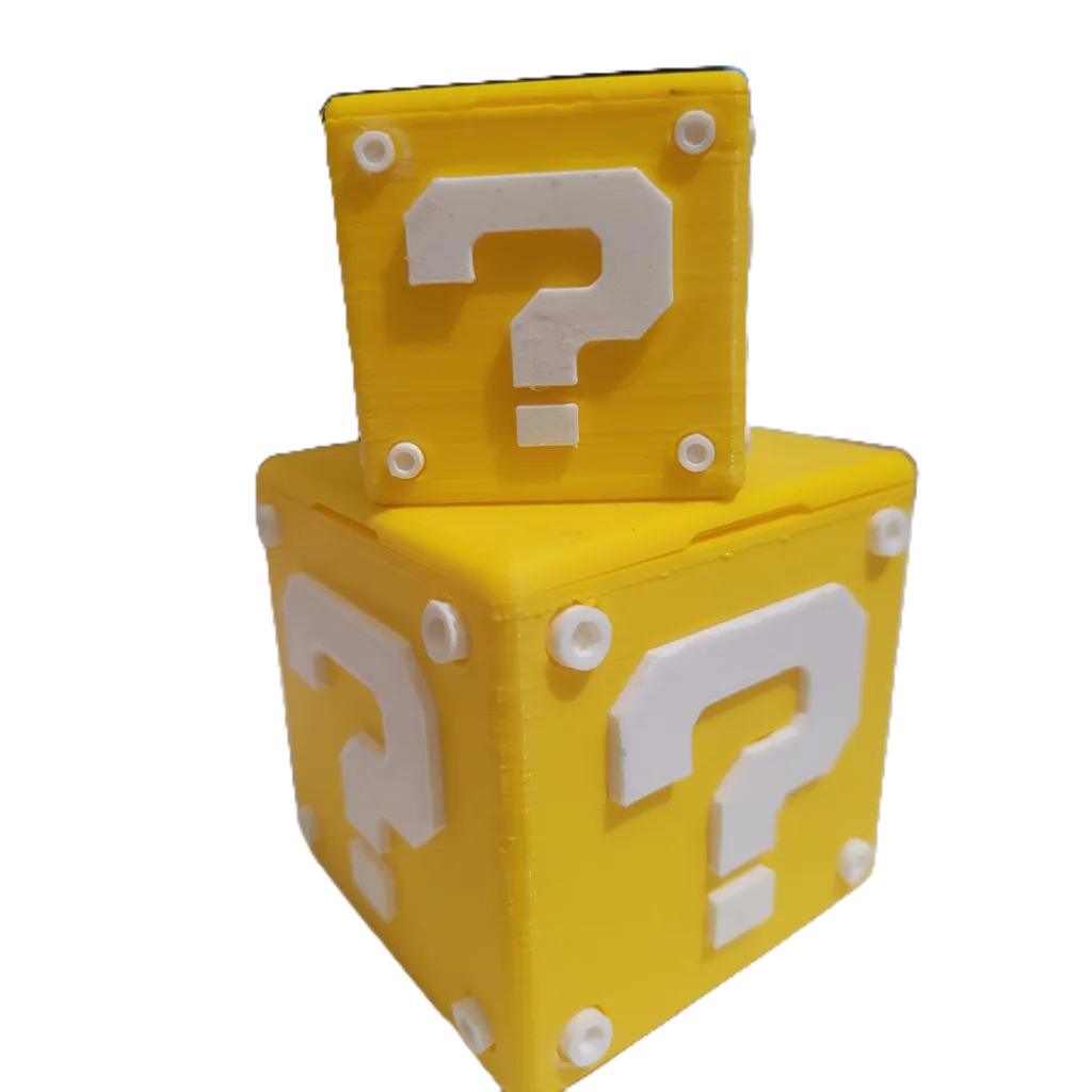 Cubo Super Mario Bros Porta Objeto Bloco Com Tampa | Shopee Brasil