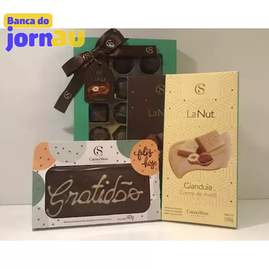 Kit com chocolate Lanut e tablete artesanal | Shopee Brasil