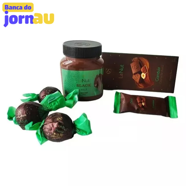 Kit chocolate com avelã linha Lanut - cacau show - K003 | Shopee Brasil