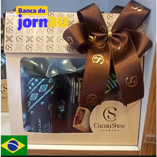 Kit Chocolates 70% e 50% cacau Para Presente - Cacau Show 00 | Shopee ...