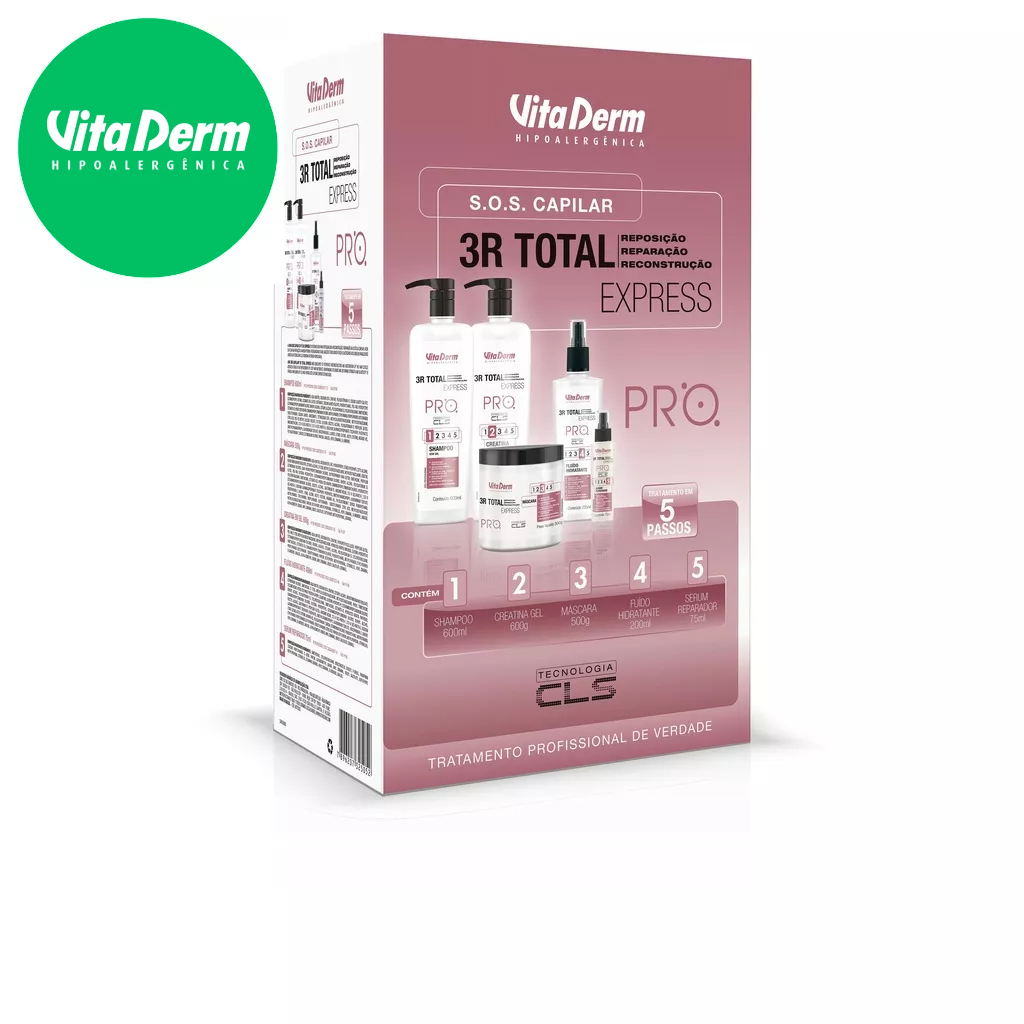 Kit 3r Total Express Vita Derm | Shopee Brasil
