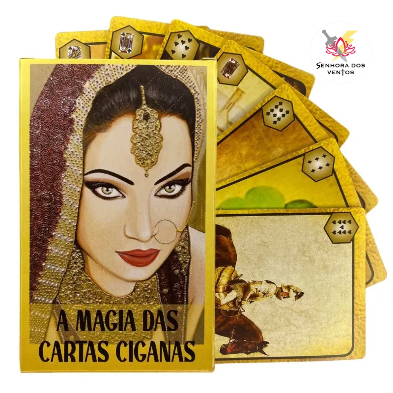 Tarot Baralho A Magia Das Cartas Ciganas 36 Cartas E Livreto Explicativo Shopee Brasil