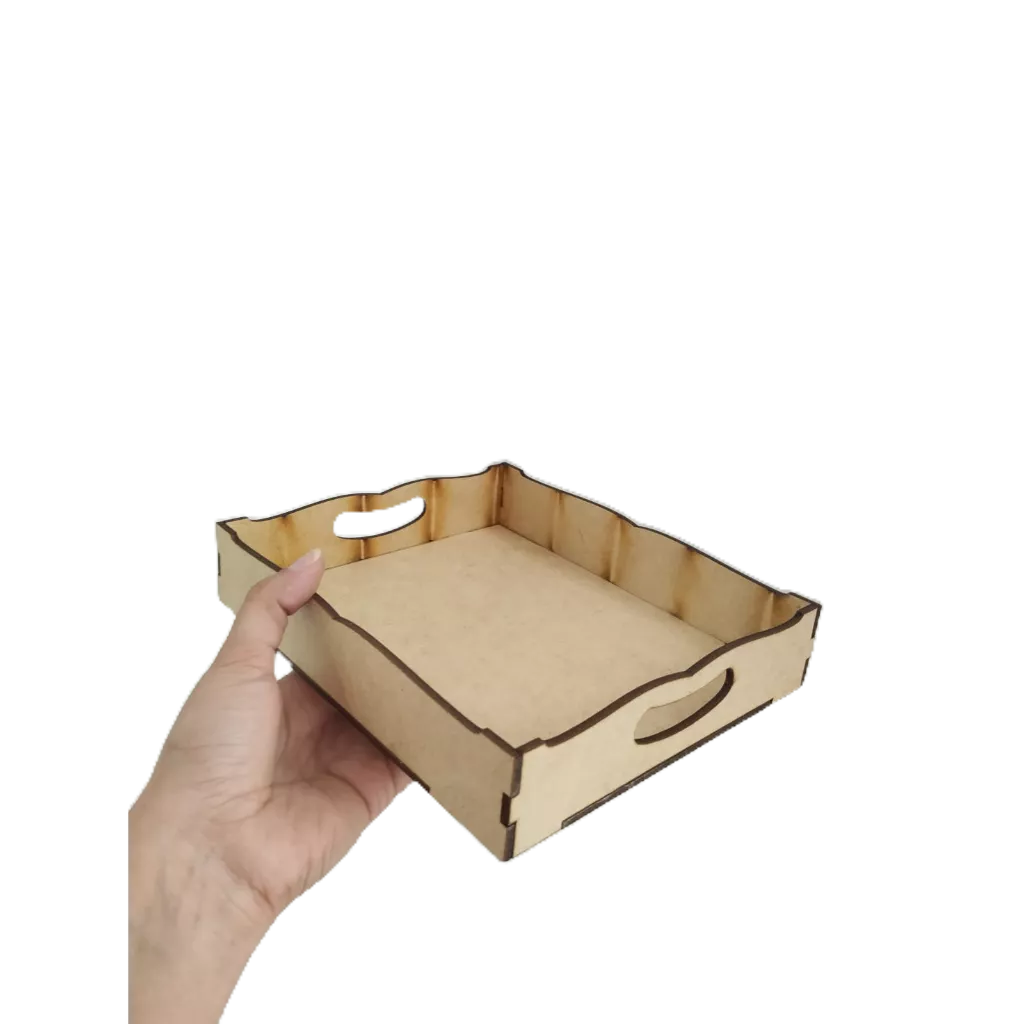 Mini Bandeja Lisa 20 x 17 Com Alça MDF 3mm | Shopee Brasil