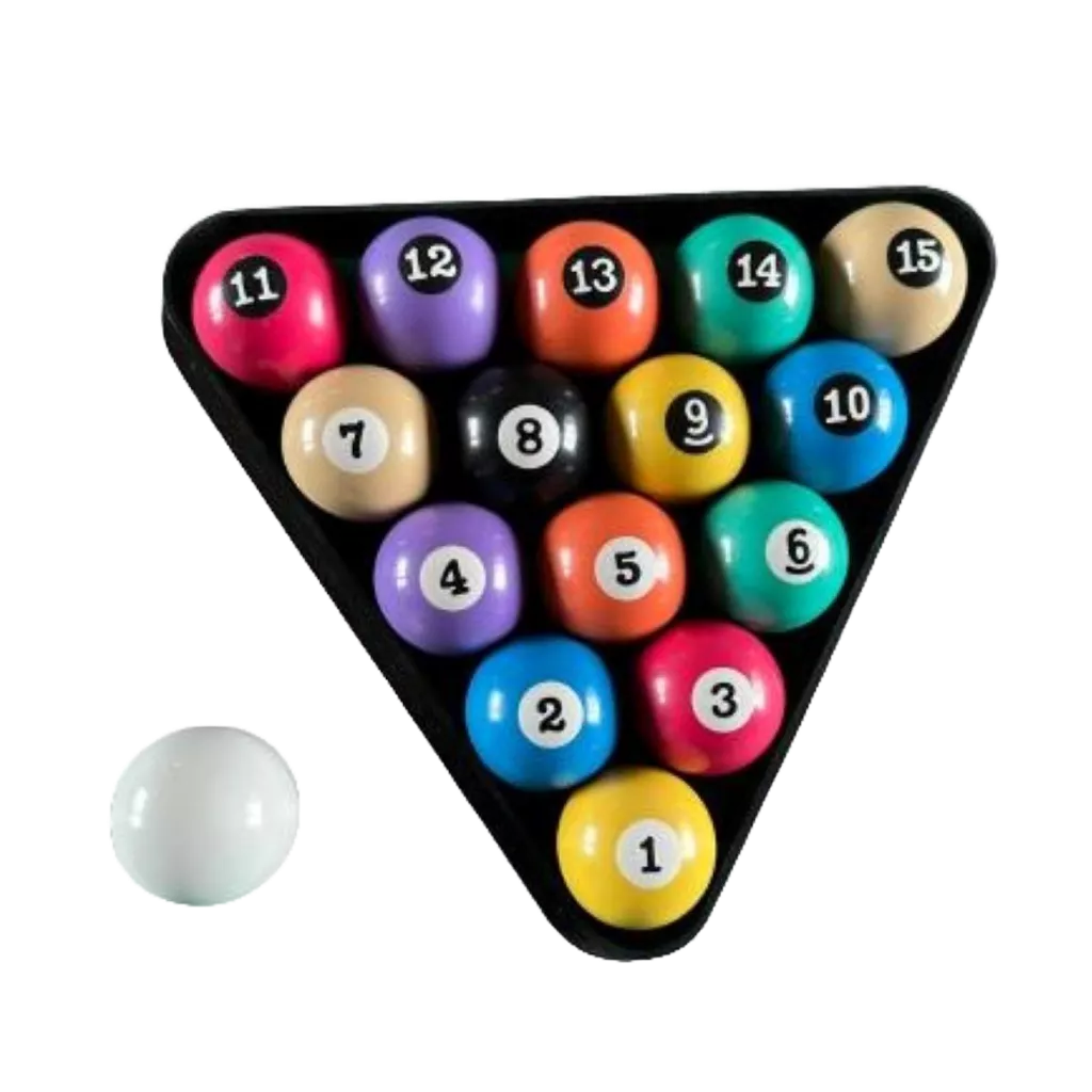 JOGO BOLA DE BILHAR SINUCA SNOOKER NUMERADA 54mm BOLÃO BRANCO 58MM ...