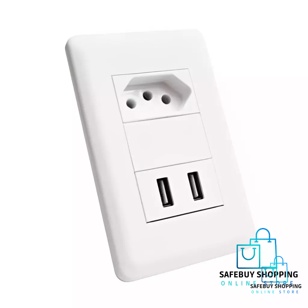 Tomada Com USB Bivolt Tomada USB Parede Tomada Com USB | Shopee Brasil