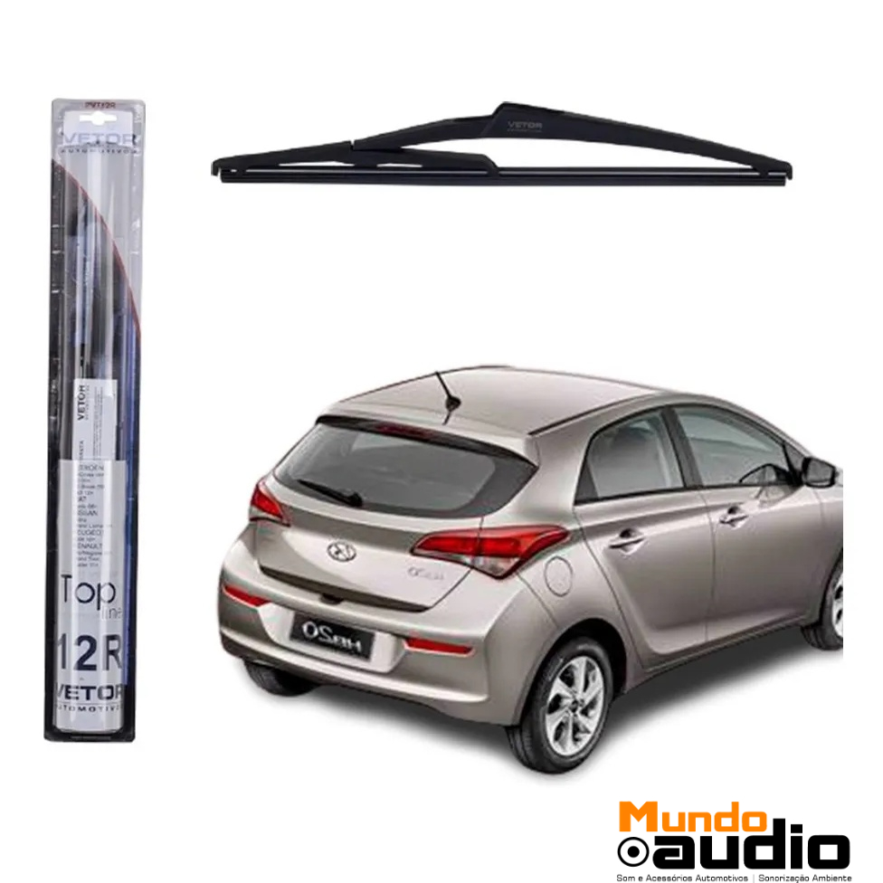 Palheta Limpador Parabrisa Traseiro Hb20 2012 A 2020 Encaixe Original Vetor | Shopee Brasil