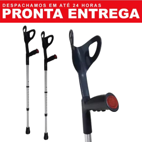 Bengala Muleta Canadense Regulável Altura Braço 120kg (UN) | Shopee Brasil