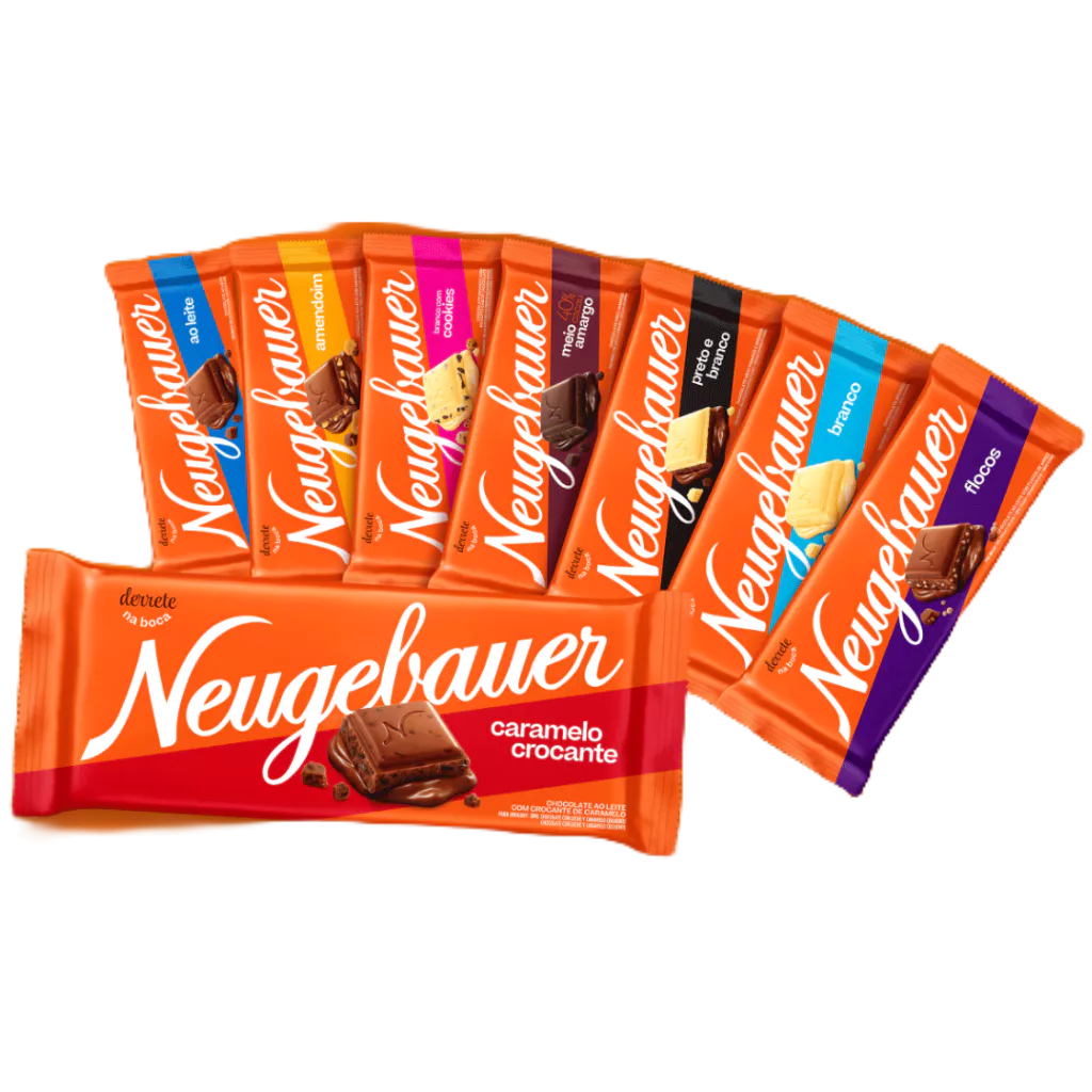 Kit 32 Barra Chocolate Neugebauer 80g Tablete | Shopee Brasil