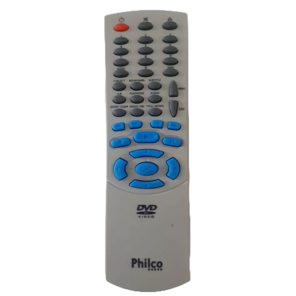 CONTROLE REMOTO PARA PHILCO DVD DVP 100/101 CR 2294 SKY 7591 | Shopee ...