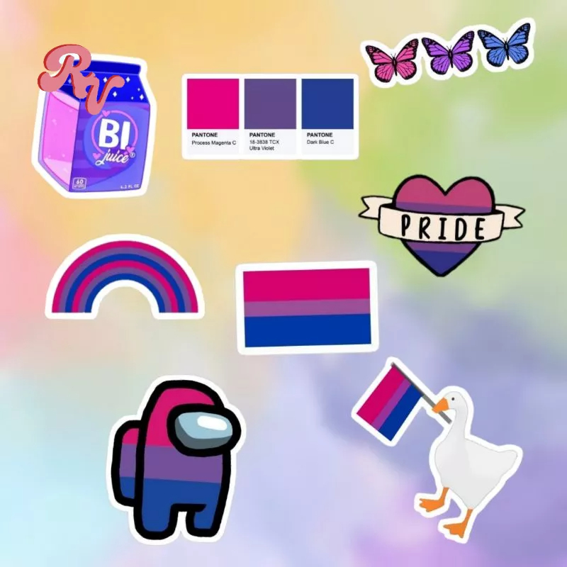 Stickers Bi Pride | Shopee Brasil