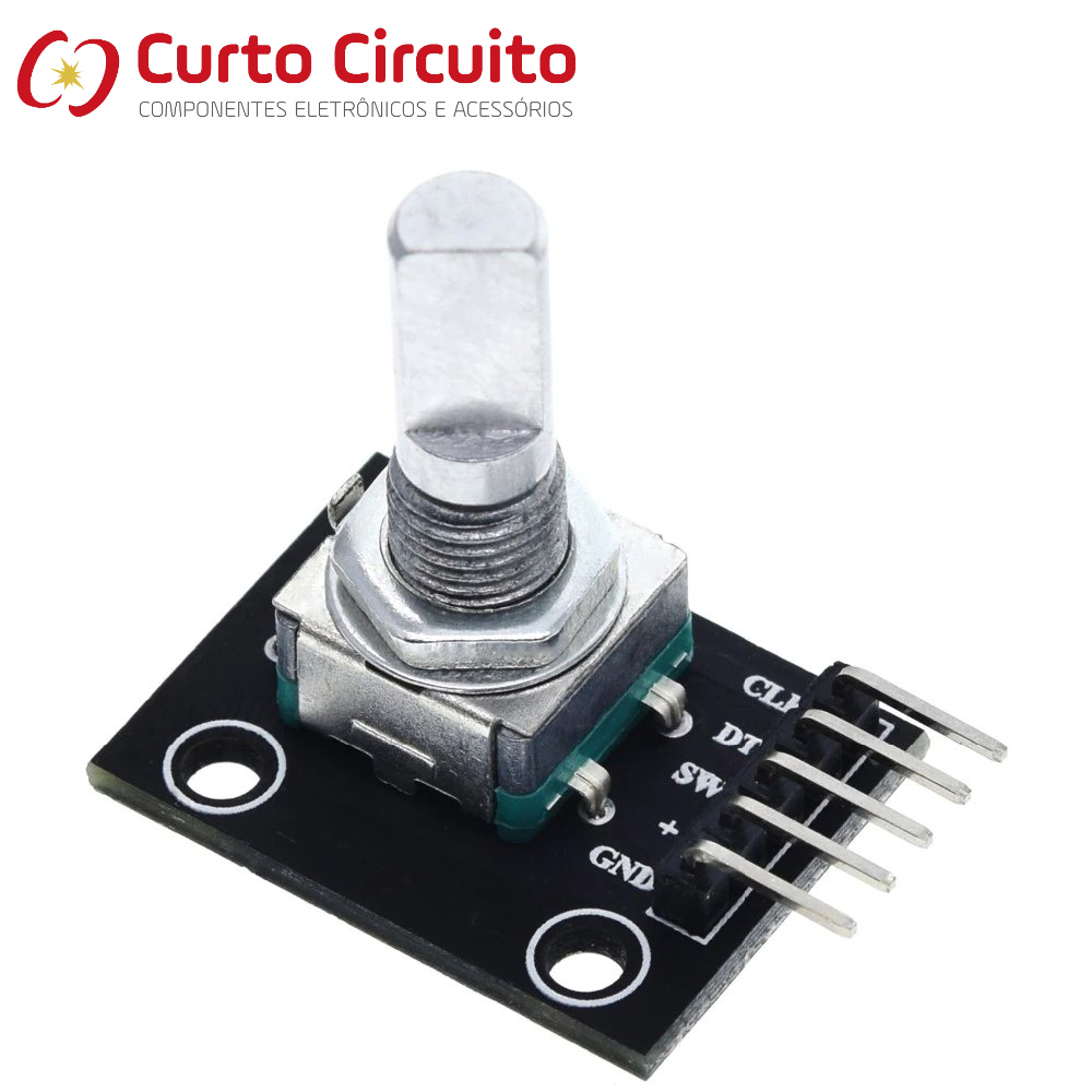 Módulo Encoder Rotativo Rotary Decoder Sensor Ky-040 | Shopee Brasil