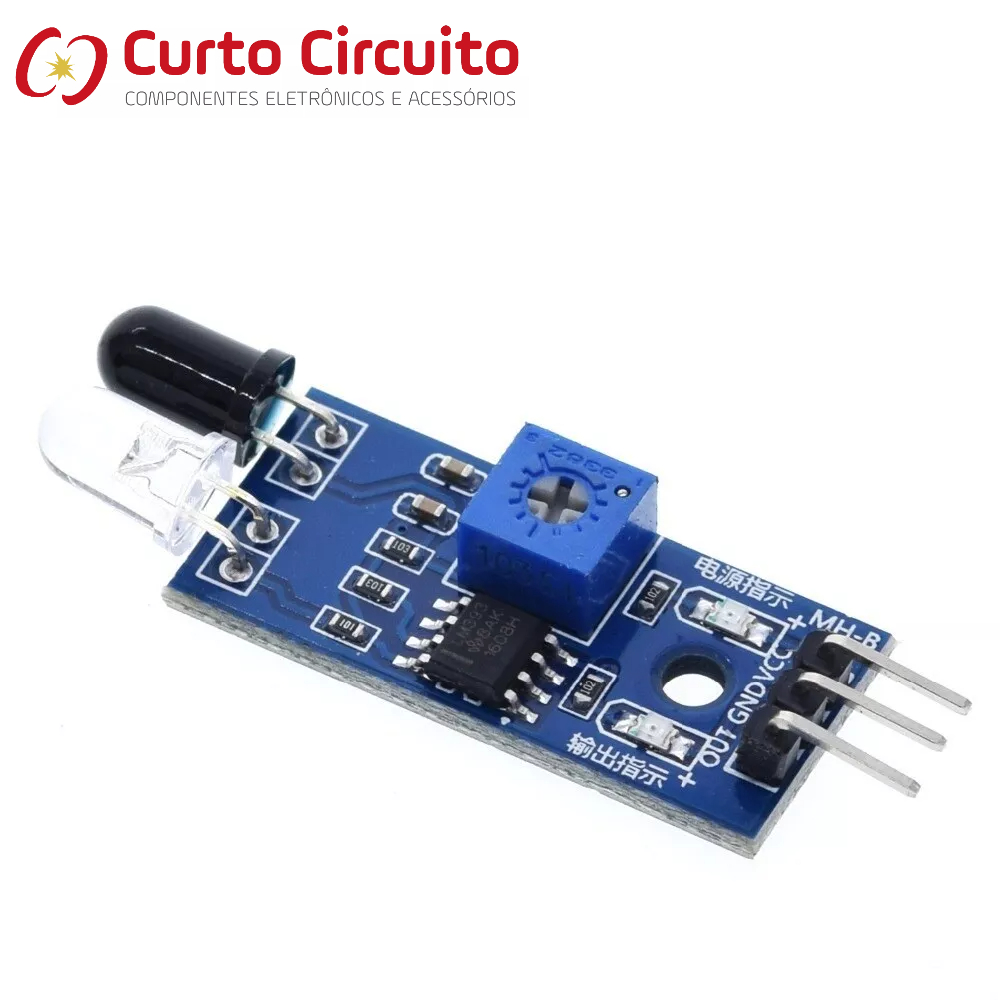 Sensor De Obstáculo Infravermelho Ir Infrared | Shopee Brasil