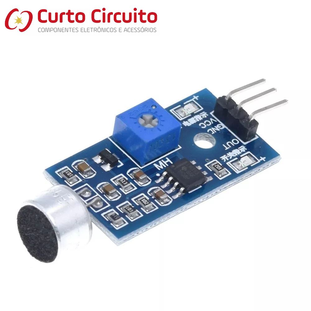 Sensor De Som Microfone Palma Arduino - Pronta entrega e com Nota ...