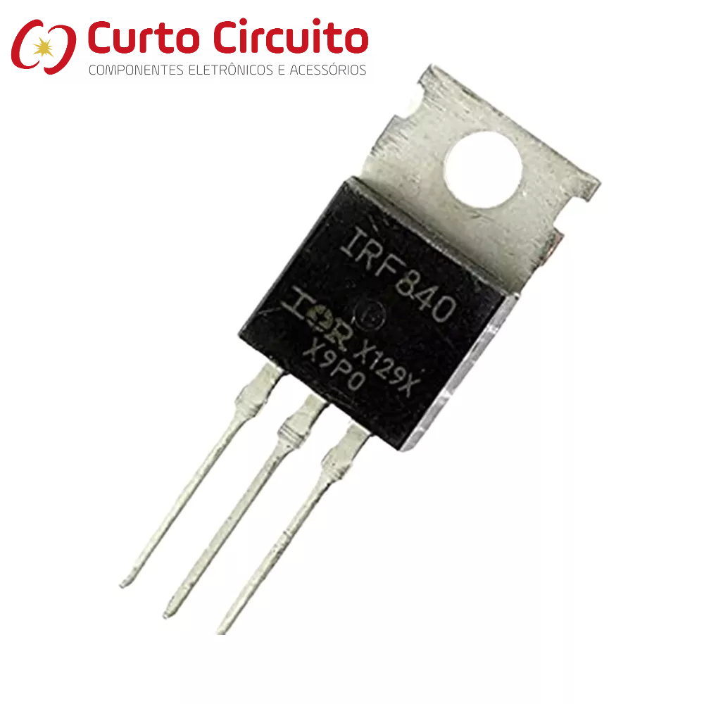 Transistor Mosfet Canal N - IRF840 | Shopee Brasil