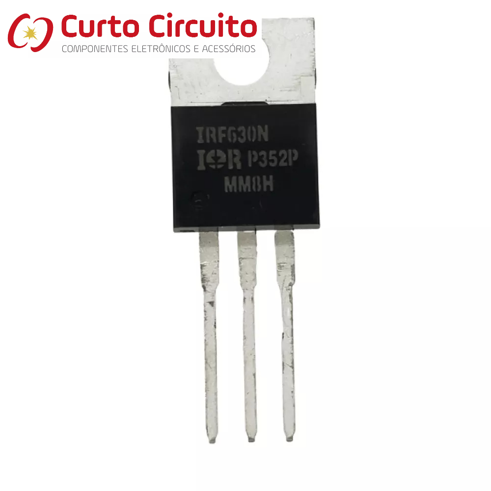 Transistor Mosfet Canal N - IRF630N | Shopee Brasil