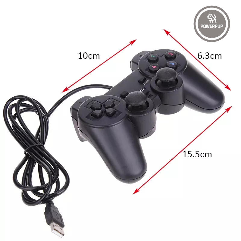 CONTROLE JOYSTICK USB COM FIO P/ Pc / Notebook | Shopee Brasil
