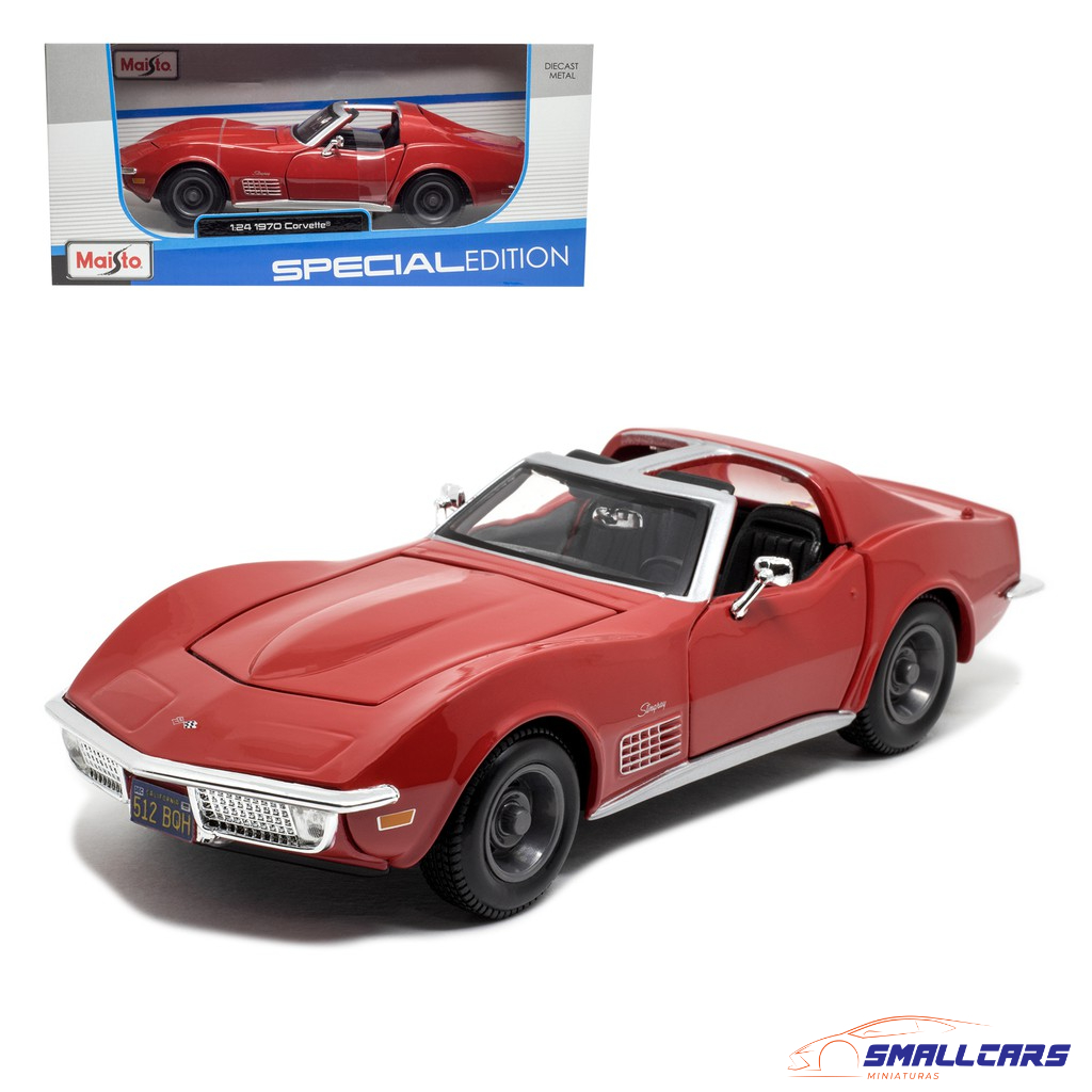 Miniatura em Metal Chevrolet Corvette 1970 1/24 Maisto | Shopee Brasil