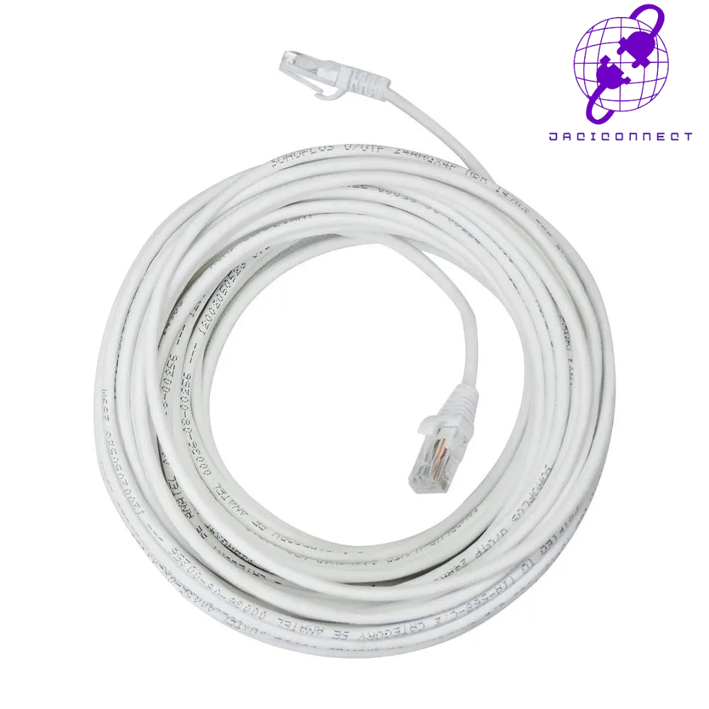 Cabo de Rede Branco Internet Lan Cat5e 1000Mbps | Shopee Brasil