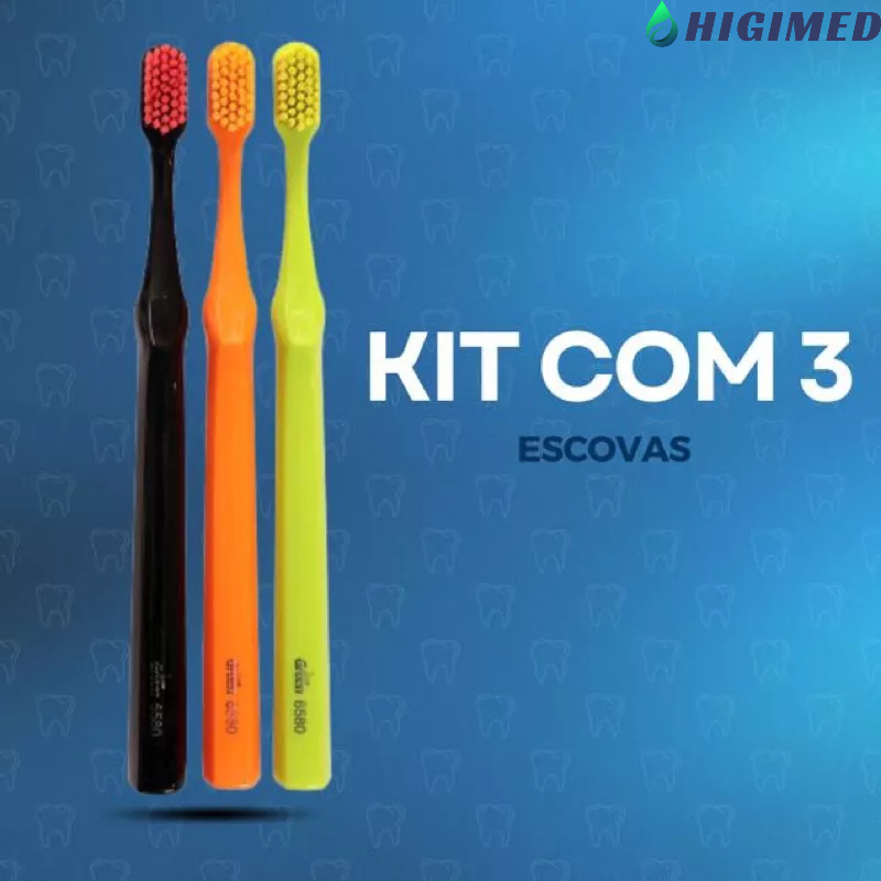 Escova Dental PROMAX com 6580 Cerdas Super Macia - Green | Shopee Brasil