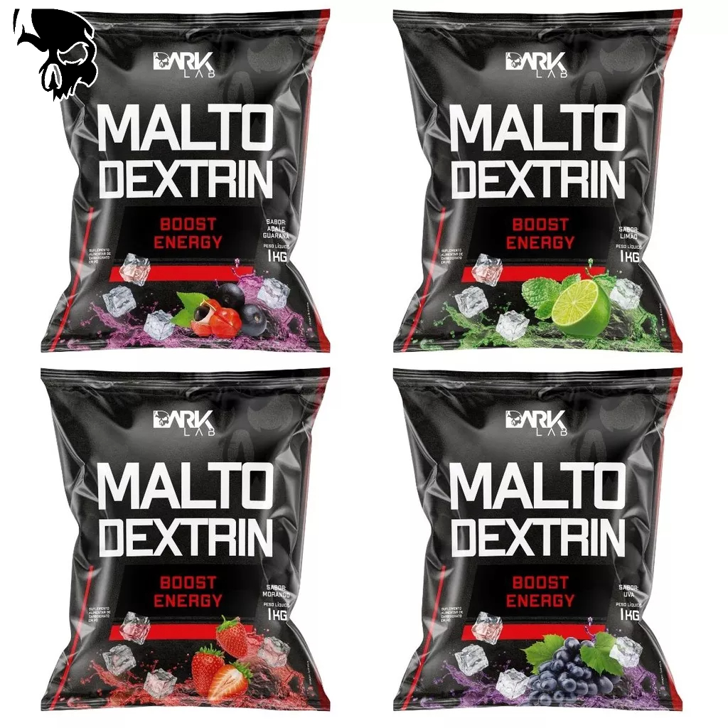 Kit 4x Maltodextrin Boost Energy 1kg - Dark Lab | Shopee Brasil