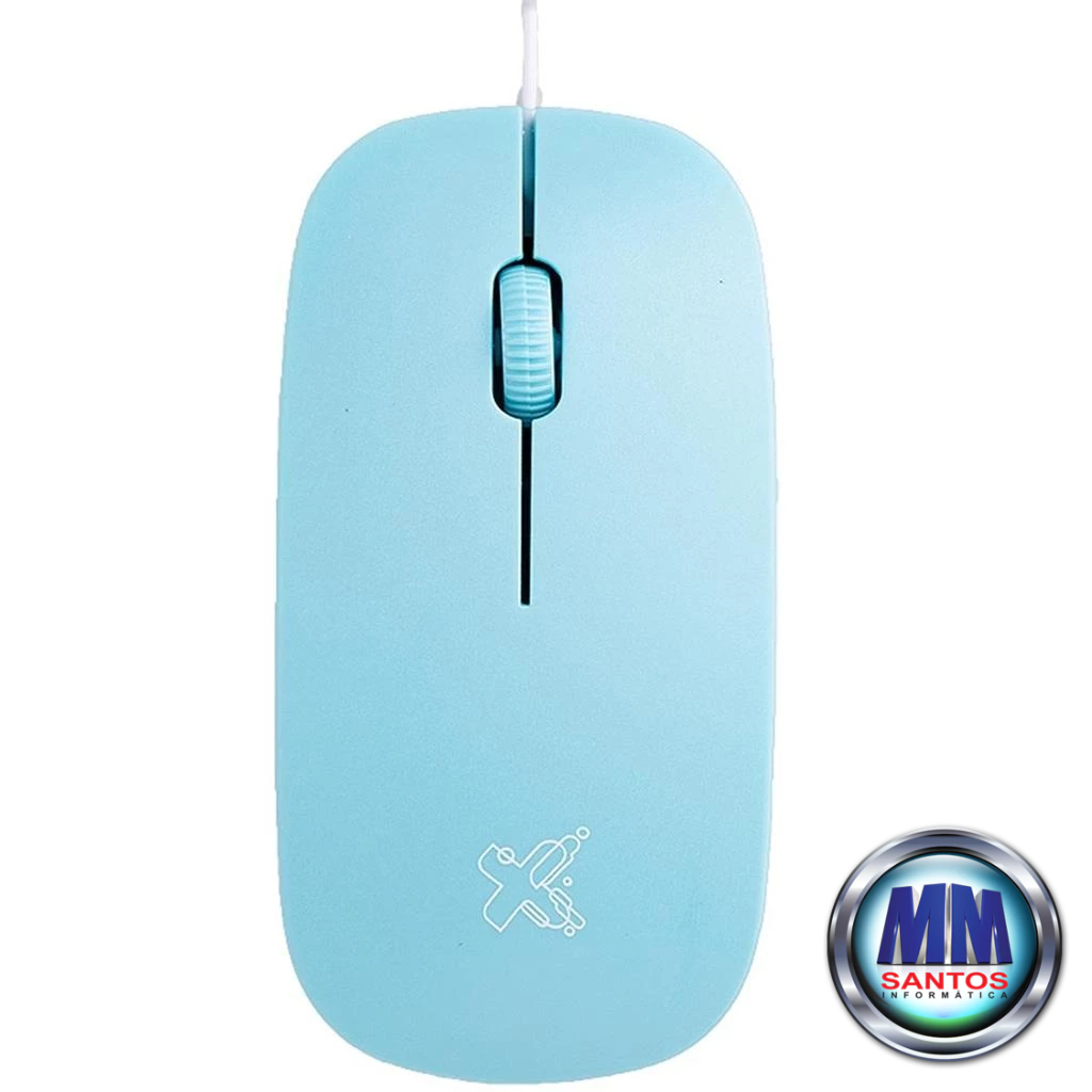 Mouse Maxprint Surface, 1200DPI, 3 Botoes, USB, Azul - 60000137 | Shopee Brasil