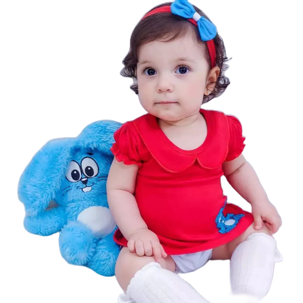 Fantasia Vestido Infantil Mônica 1 Ano | Shopee Brasil