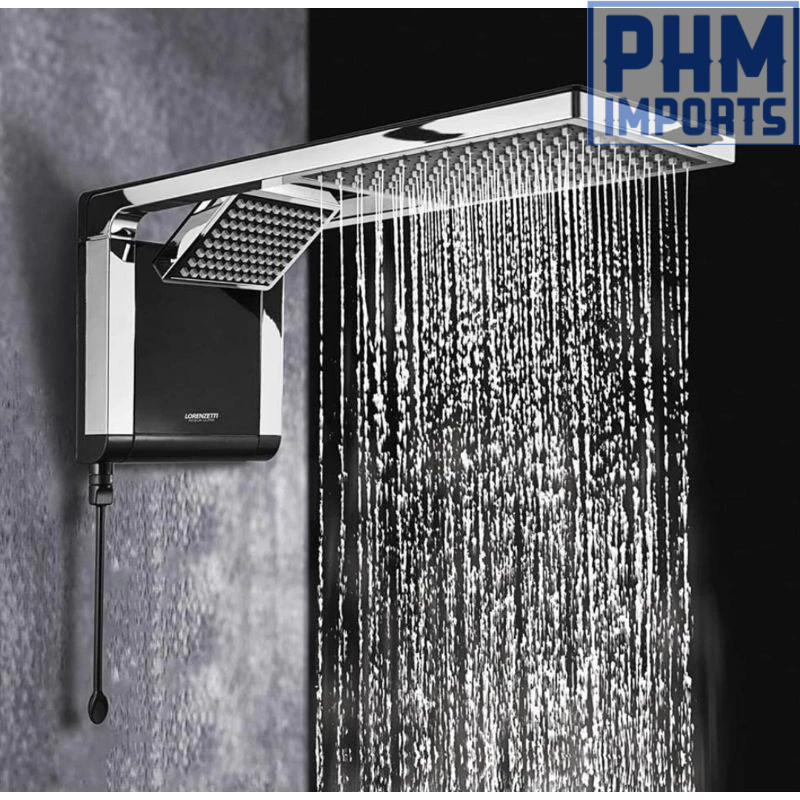 Chuveiro Elétrico 220v 7800w Acqua Duo Ultra PRETO E CROMADO | Shopee ...