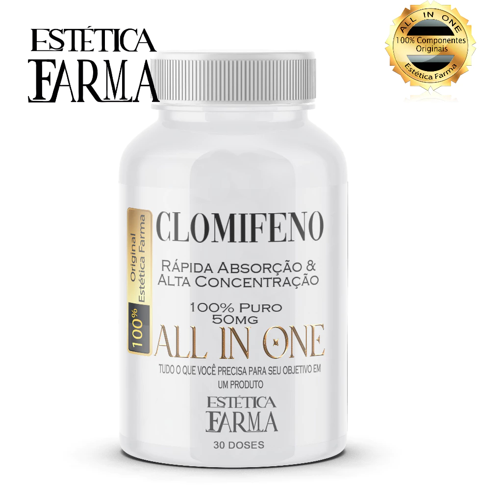 Clomifeno 50mg 100% Puro Original Tpc | Shopee Brasil