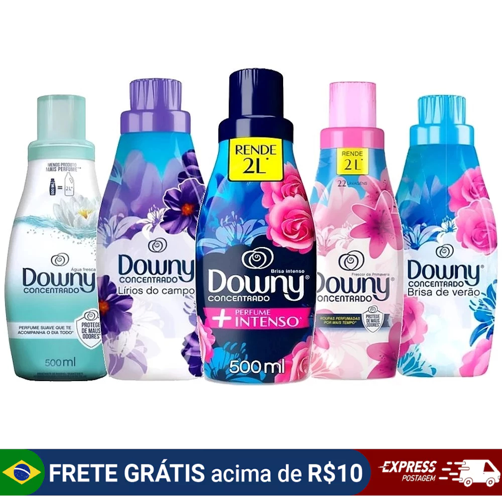 Amaciante Downy concentrado 500ml | Shopee Brasil