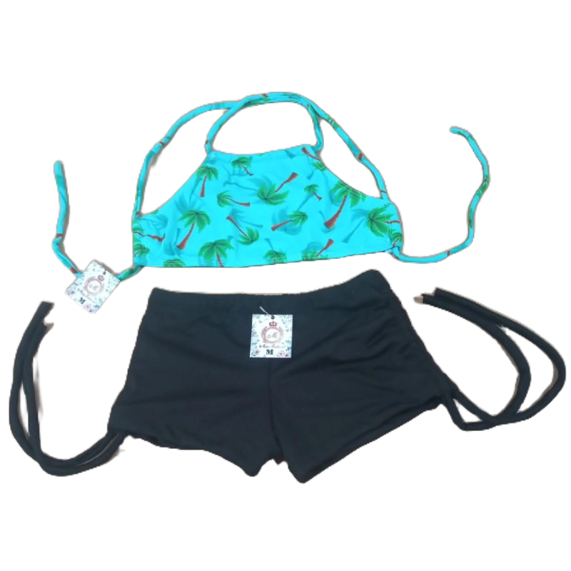 Biquíni infantil shortinho meninas praia | Shopee Brasil