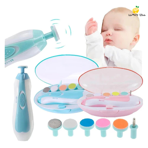 Lixa De Unha Elétrico Aparador Cortador Para Bebê Infantil Com Estojo Shopee Brasil